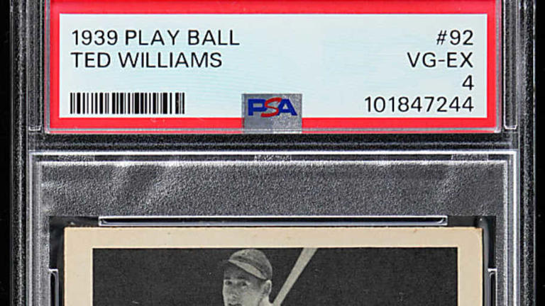1939 Play Ball Ted Williams Rookie Recently Sold for $9,600