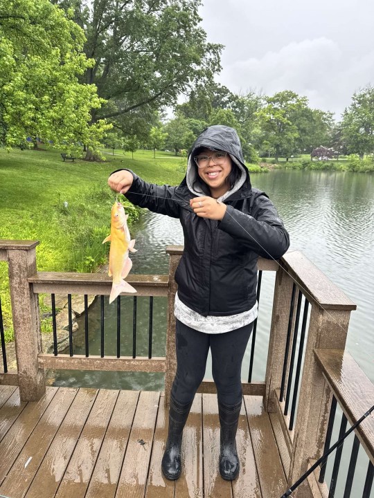 Woman reels in rare leucistic catfish in Missouri