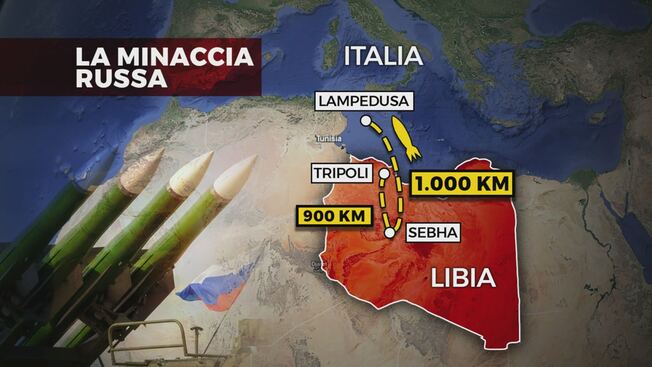 La Russia installa i missili in Libia, testate puntate verso l'Europa