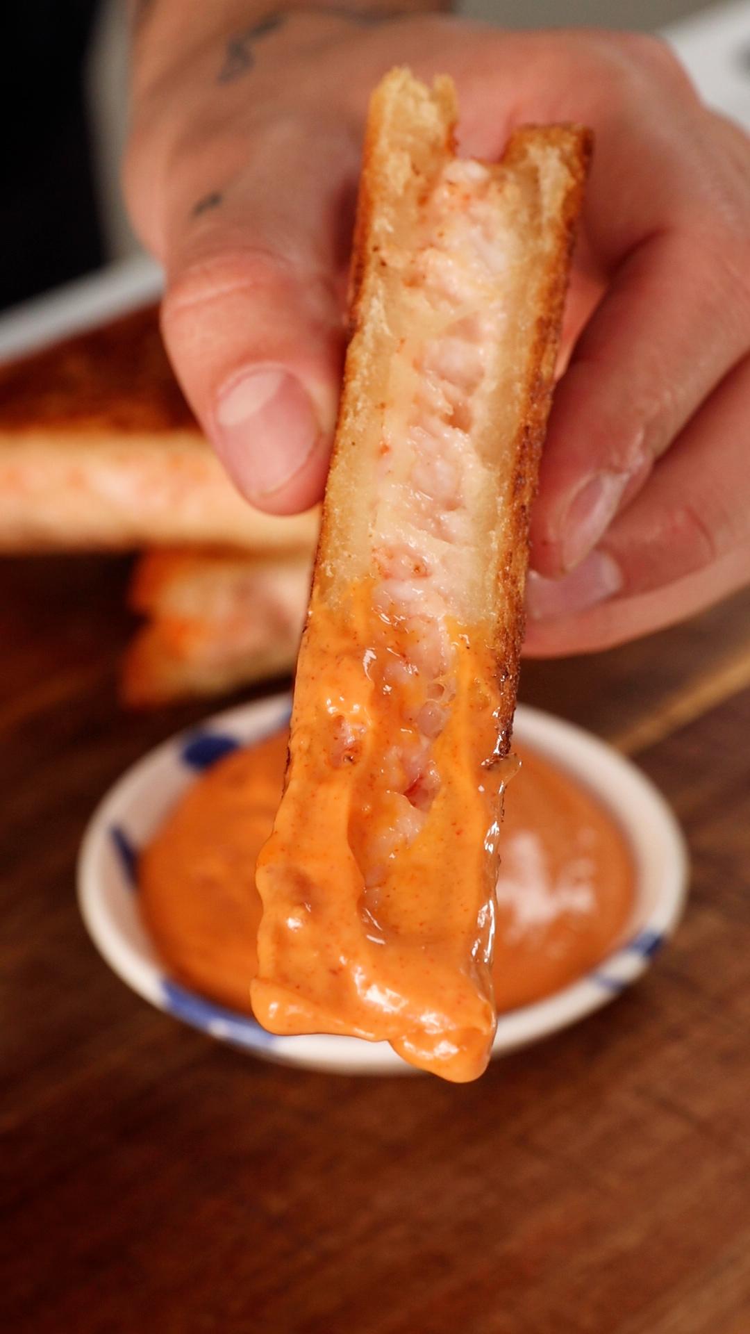 Shrimp Toast - Aifryer vs Shallow Fry