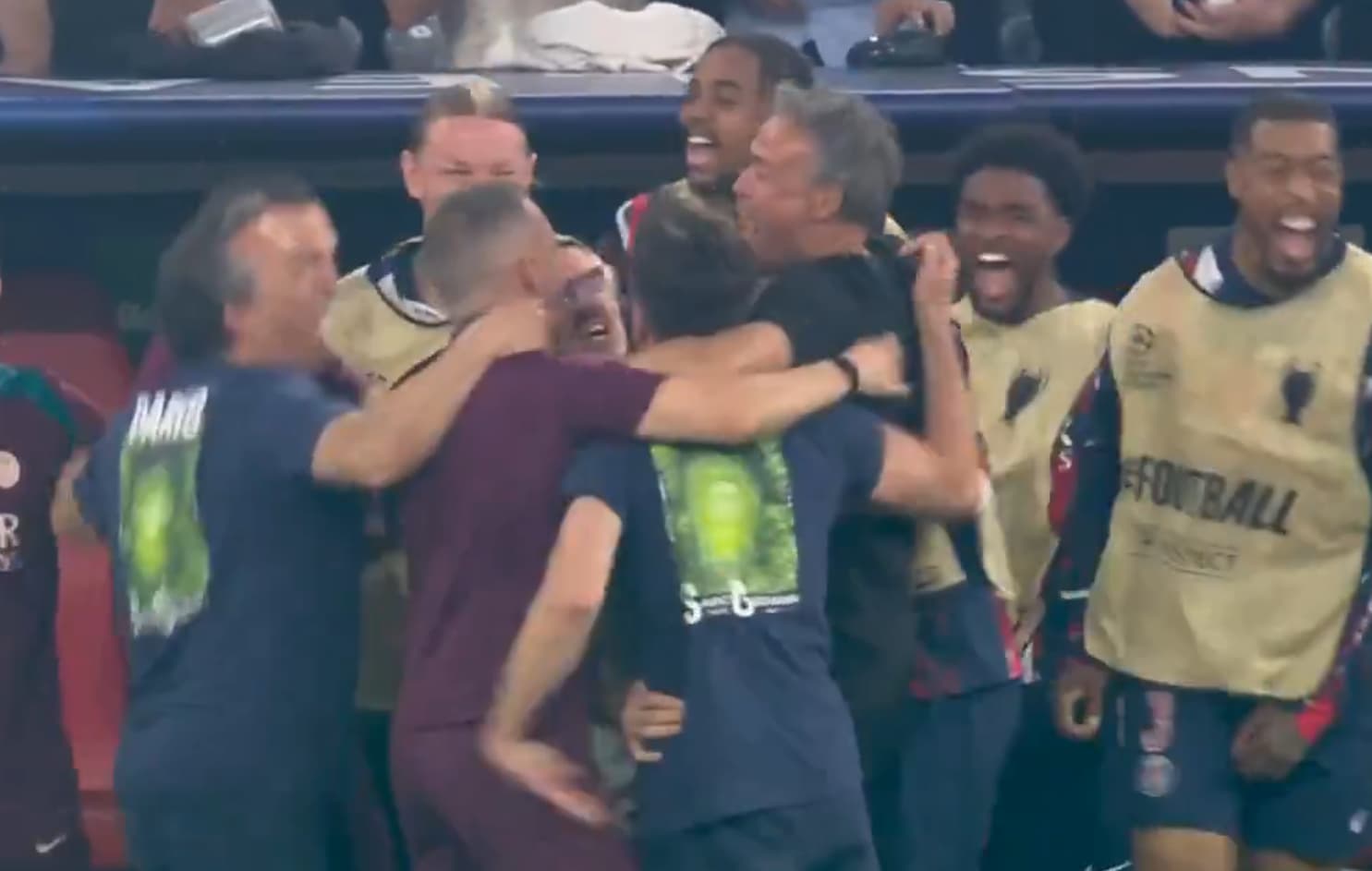 PSG-Inter Milan: la réaction d'un Luis Enrique fou de joie sur les deux ...