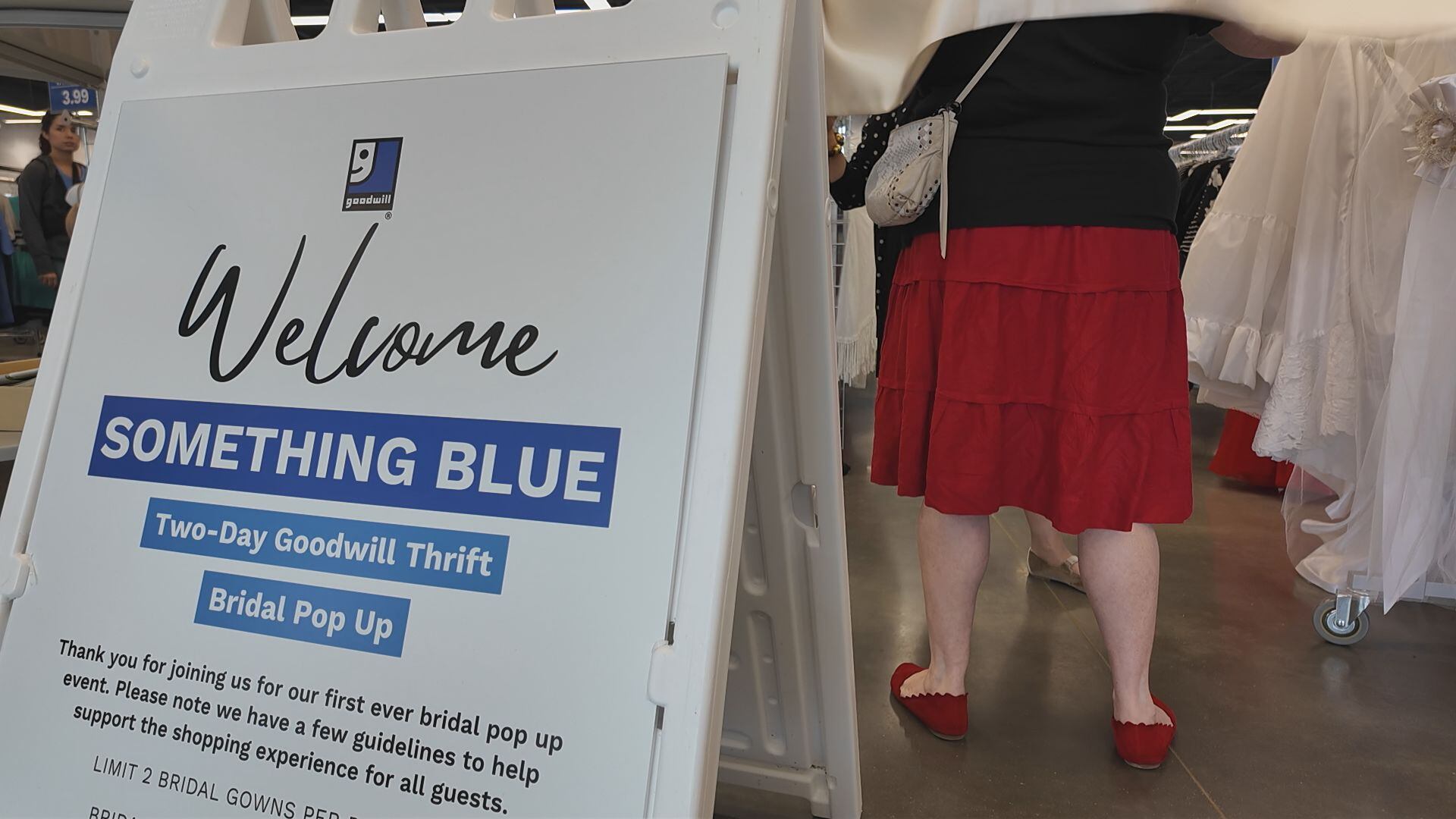 Goodwill hosts area’s first thrift bridal pop-up shop