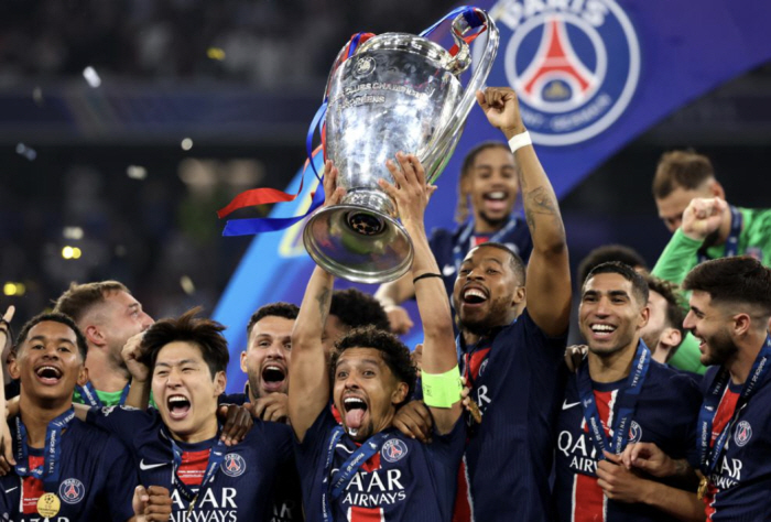 I'm on my way! PSG, UCL lifted a big year after 167 gamesArsenal have played 211 games and ...