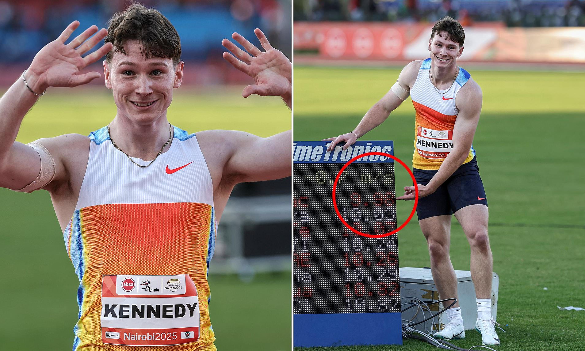 Sprint sensation Lachlan Kennedy breaks 100m 10-second barrier with ...