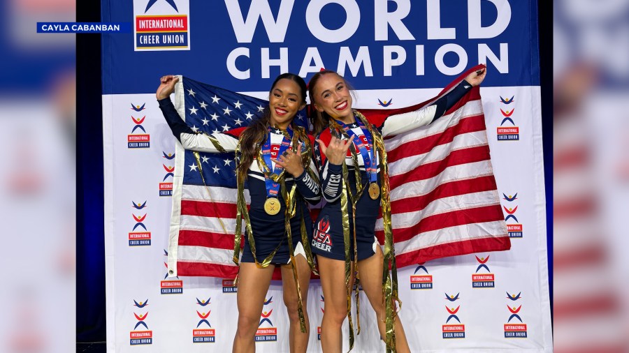 A pair of Hawaii born Cheerleaders win World Championship