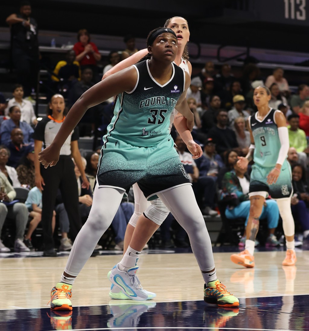 Liberty’s Jonquel Jones answering coach’s rebounding challenge