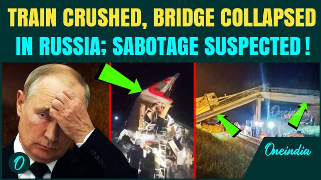 BREAKING: Bridge Collapses Onto Moving Train in Russia — 7 Dead, 30 ...