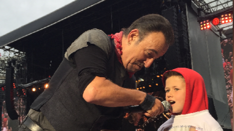 The 'surreal' day I sang on stage with Bruce Springsteen