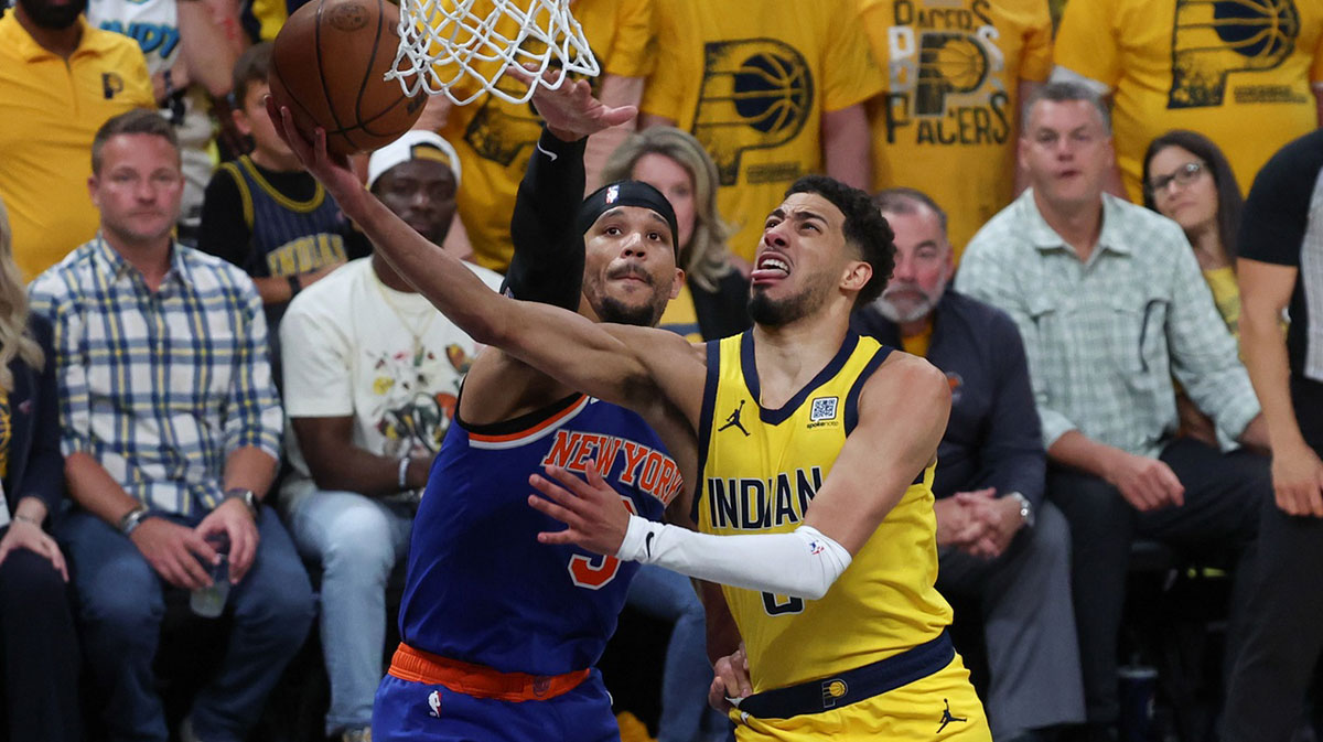 Fans erupt after Pacers join Thunder in NBA Finals with Knicks demolition