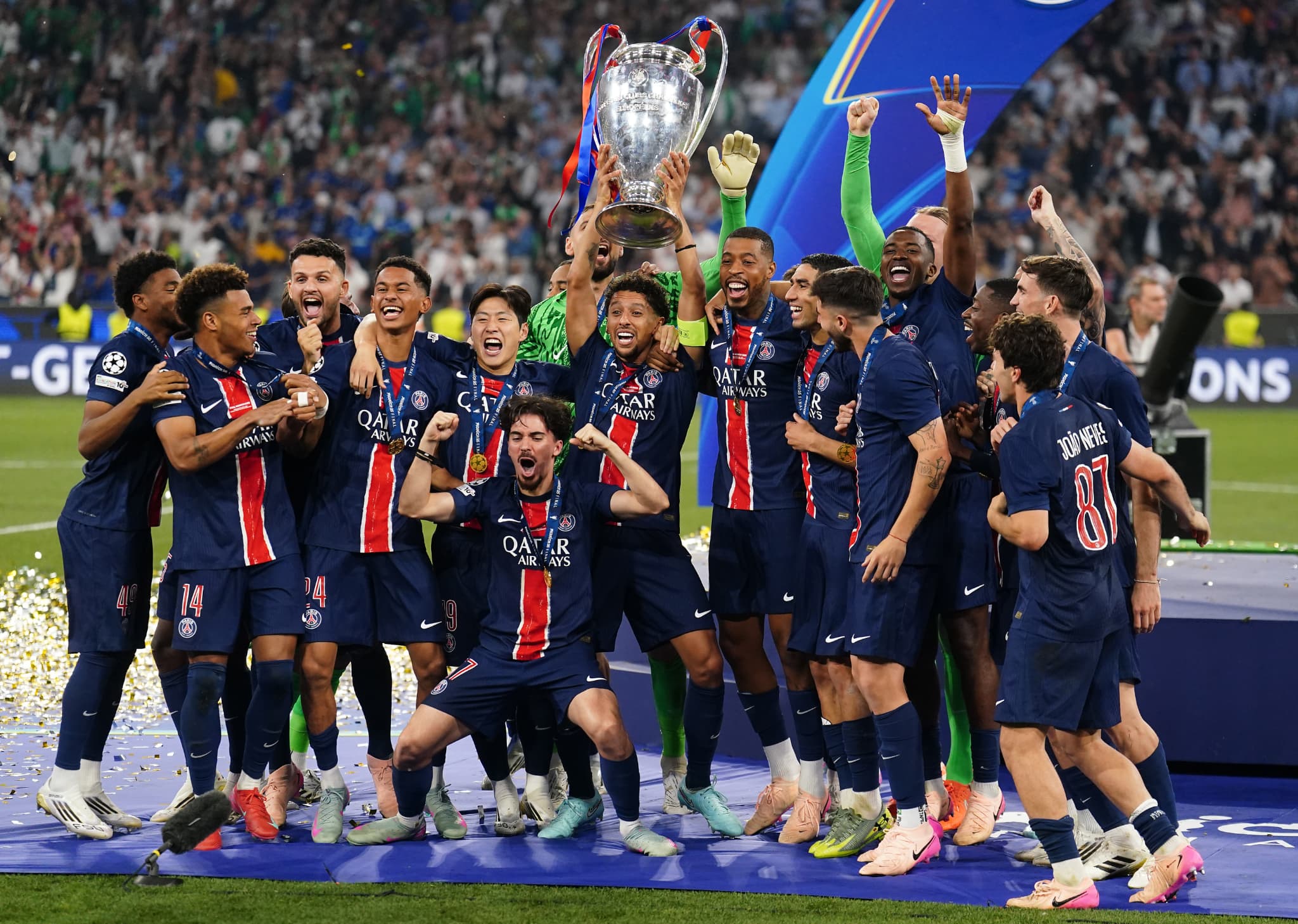 Le PSG champion d'Europe: un carton d'audience sur Canal+ et M6