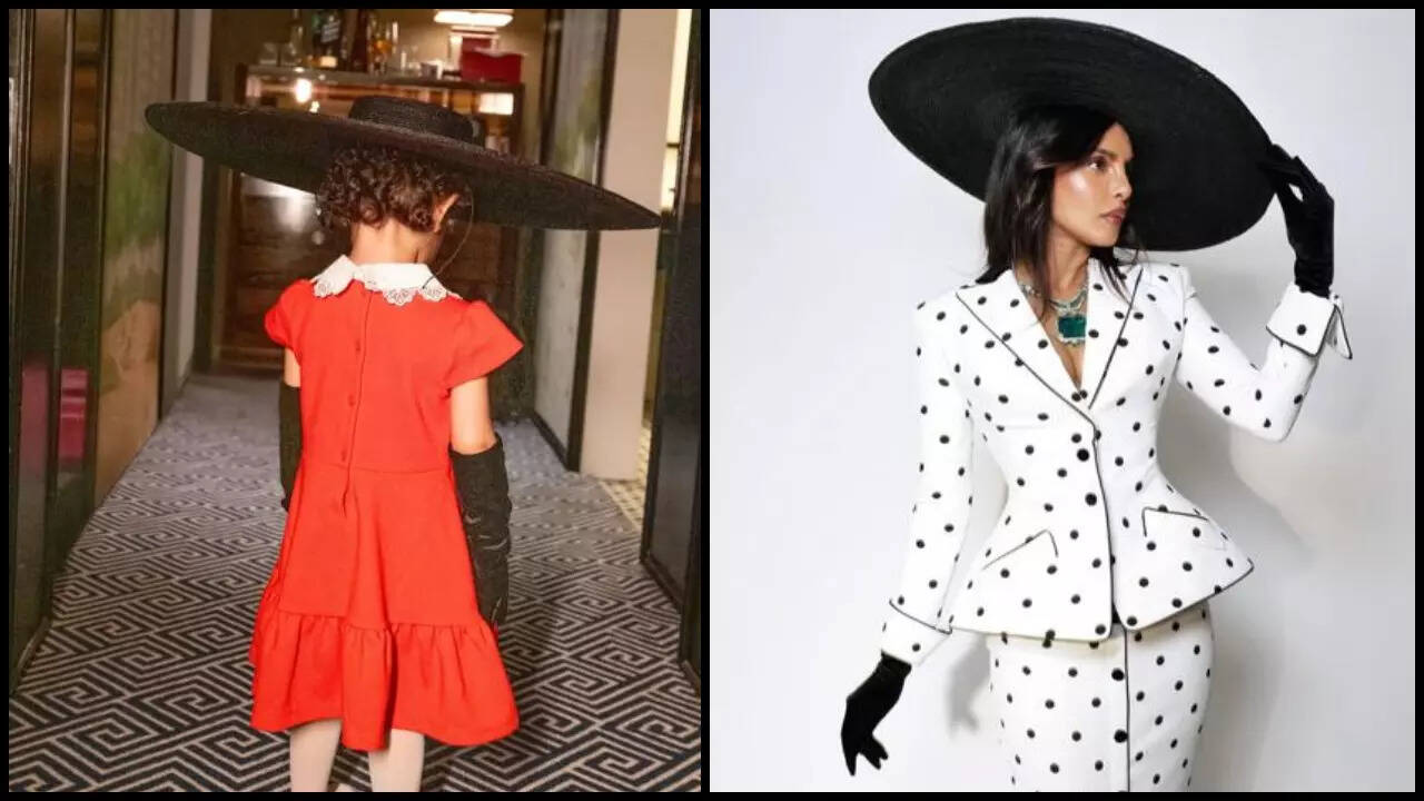 Malti Marie wins hearts as she wears mom Priyanka Chopra's MET Gala hat ...