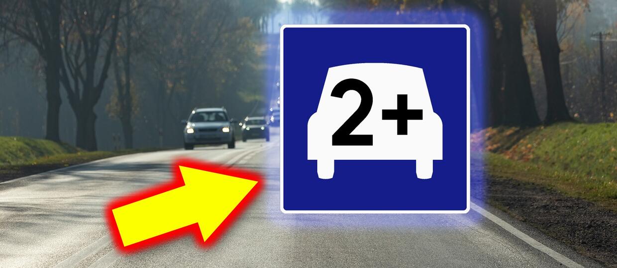 Kolejny znak drogowy sprawia problemy Polakom. Co oznacza „Auto 2+”?