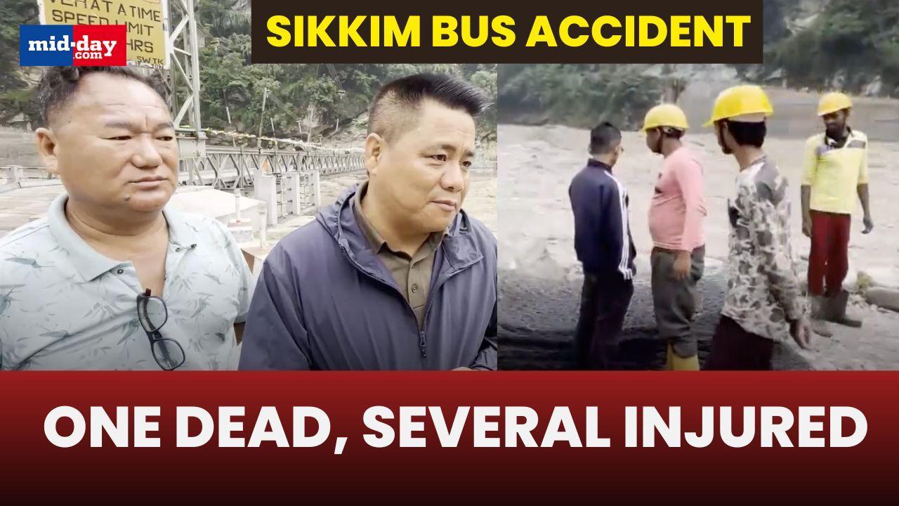 Sikkim bus accident: Landslide hampers rescue operations after bus ...