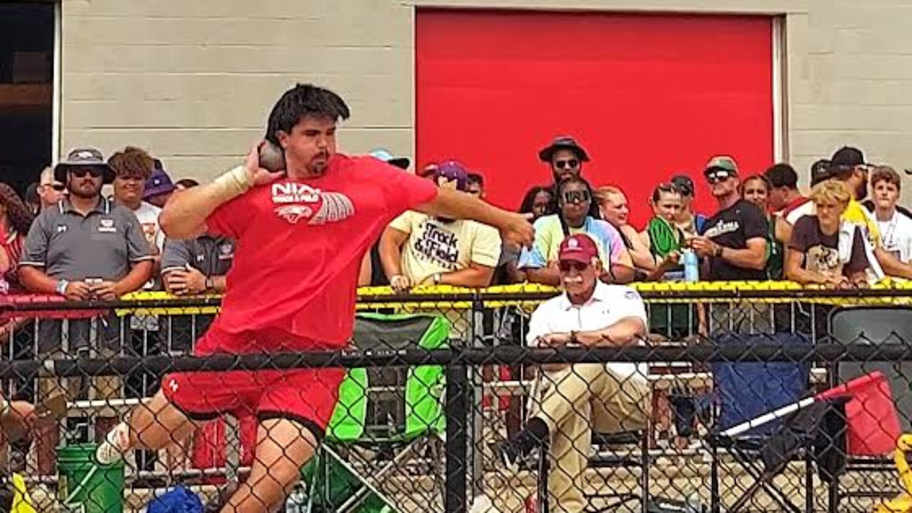 Jackson Cantwell misses Michael Carter's national shot put record by 1 ...