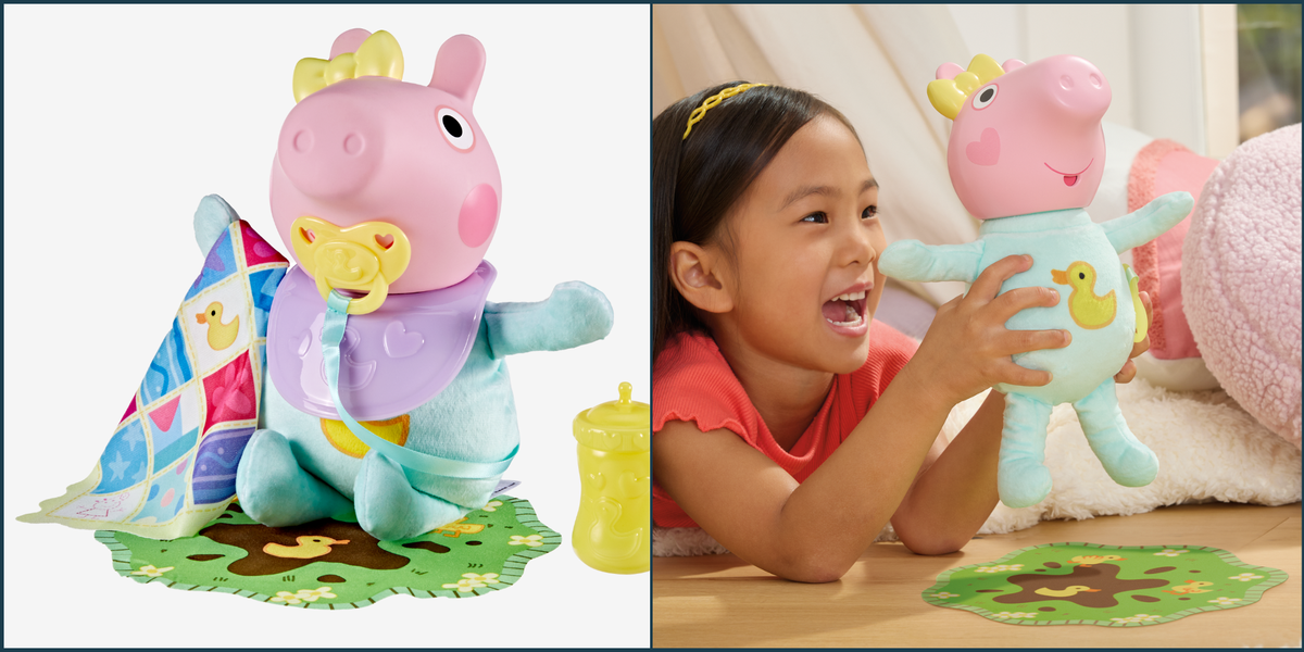 Peppa Pig’s New Baby Sister Comes in a Cuddly Interactive Doll That ...