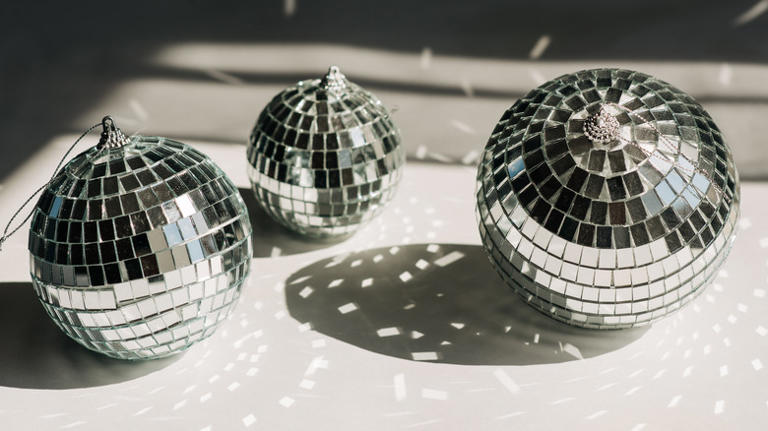 Make An Eye-Catching Coffee Table With A Disco Ball DIY