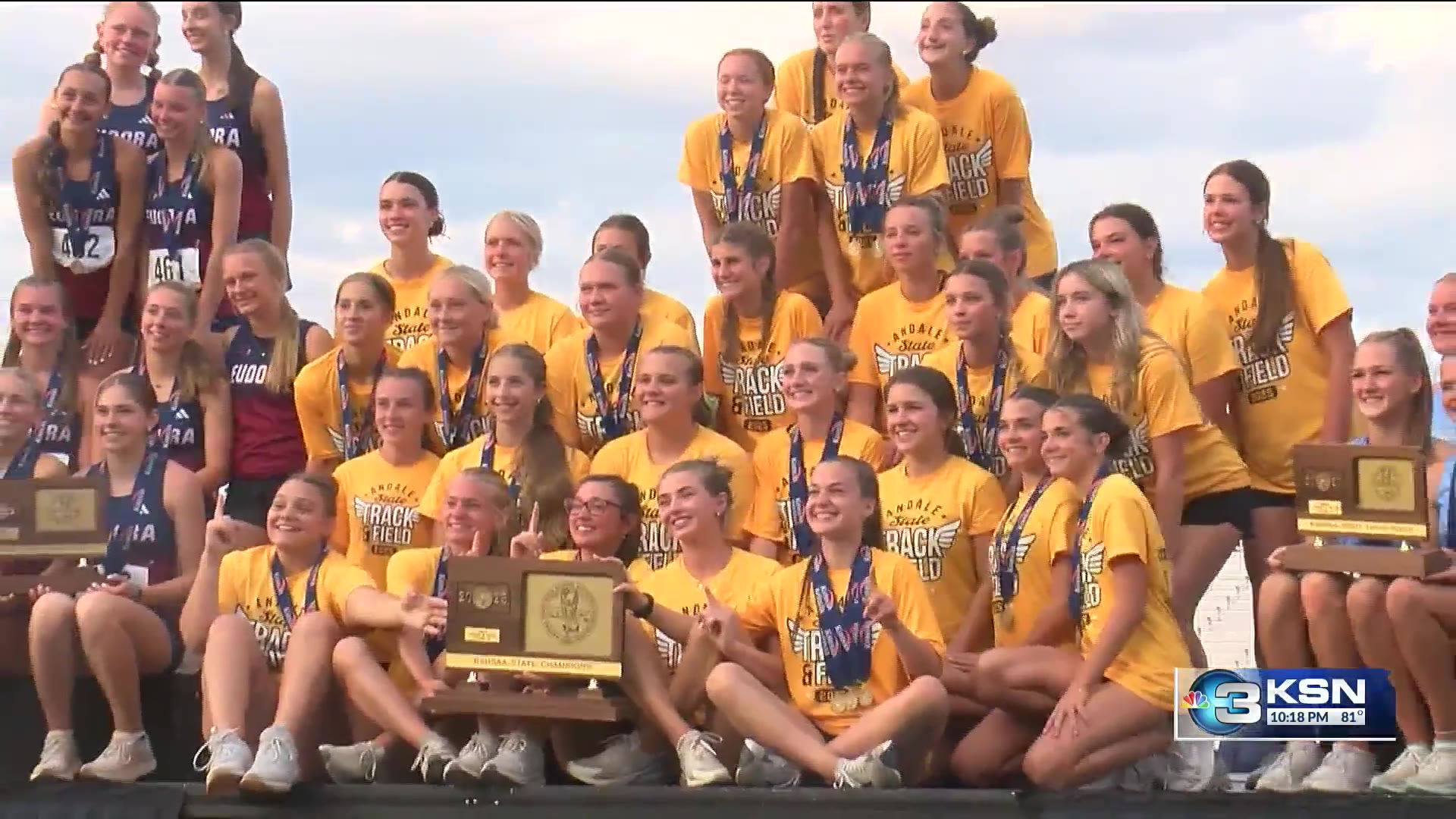 Andale sweeps team titles on day two of KSHSAA track and field championship