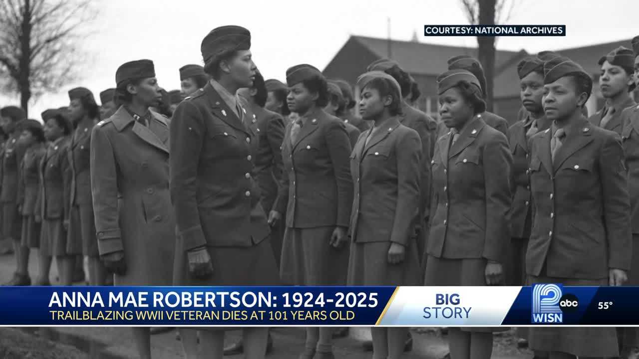 Trailblazing WWII veteran Anna Mae Robertson dies