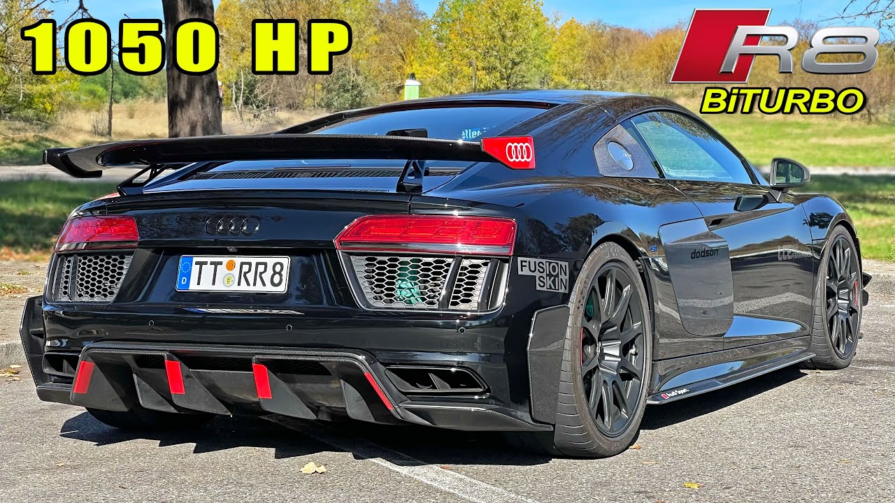 1050PK Audi R8 V10 BiTurbo – BIZARRE Autobahn REVIEW!