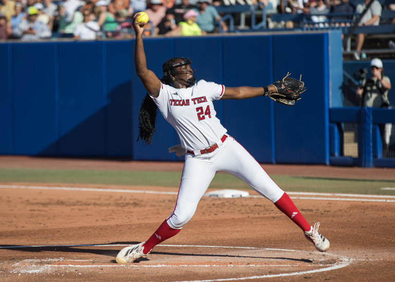 NiJaree Canady stats: How did Texas Tech softball hitter, pitcher do vs ...