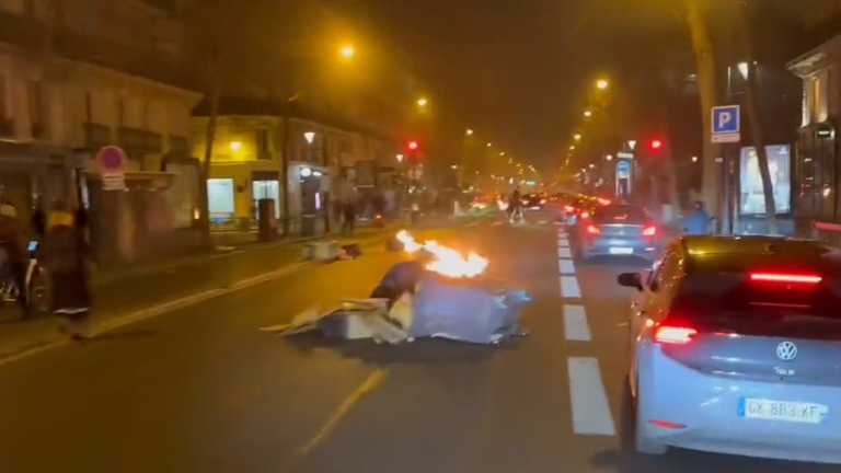 PSG Fans Riot In Paris After Champions League Win; Cars Burned, 81 Arrested