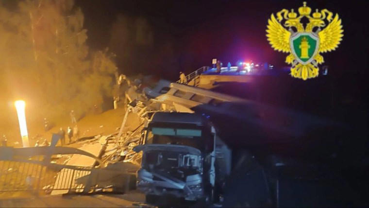 Seven die on Russia-Ukraine border after train bridge ‘blown up’