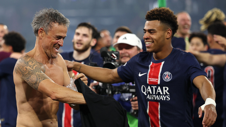 Enrique és Doué megkapta a ritka tízest, az Internél akadt egyes ...