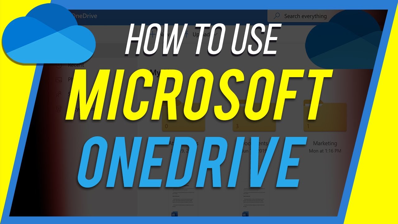 How to Use Microsoft OneDrive