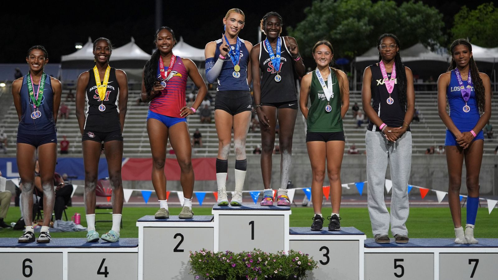 Trans athlete, 16, wins two golds and a silver after participation ...