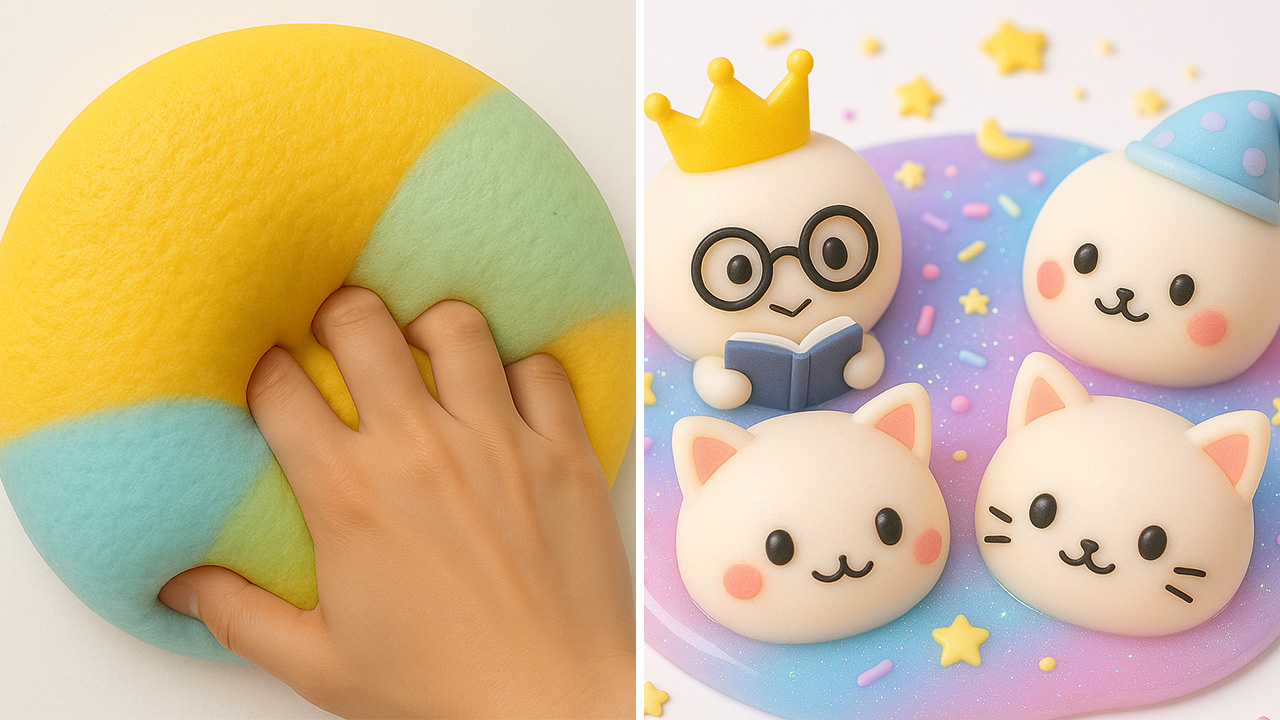 30 Minutes of Oddly Satisfying Slime ASMR | Relaxing When Stressed or ...