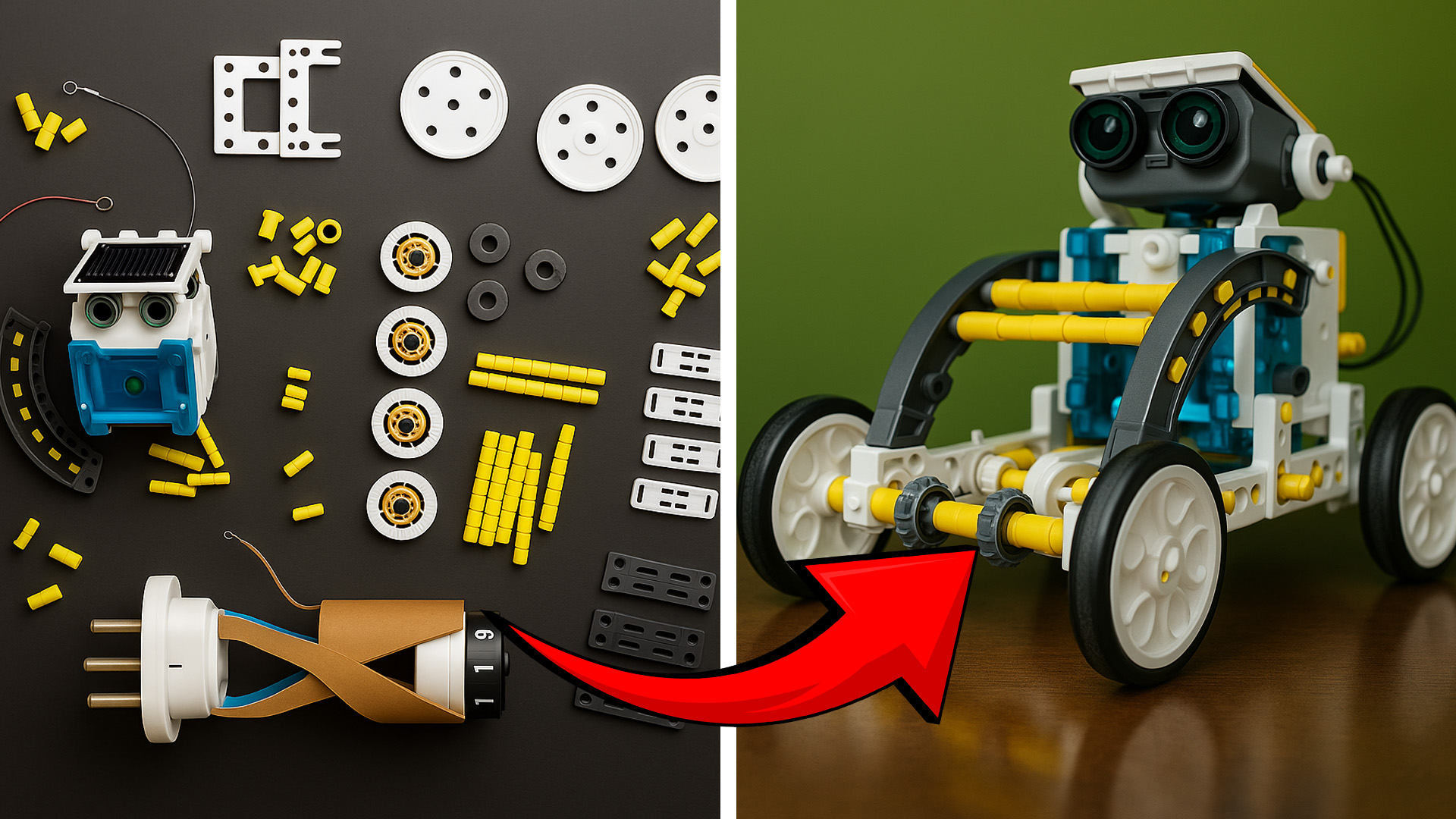 Autobot Zonne-energie Robot Maken | DIY Robot op Zonne-energie
