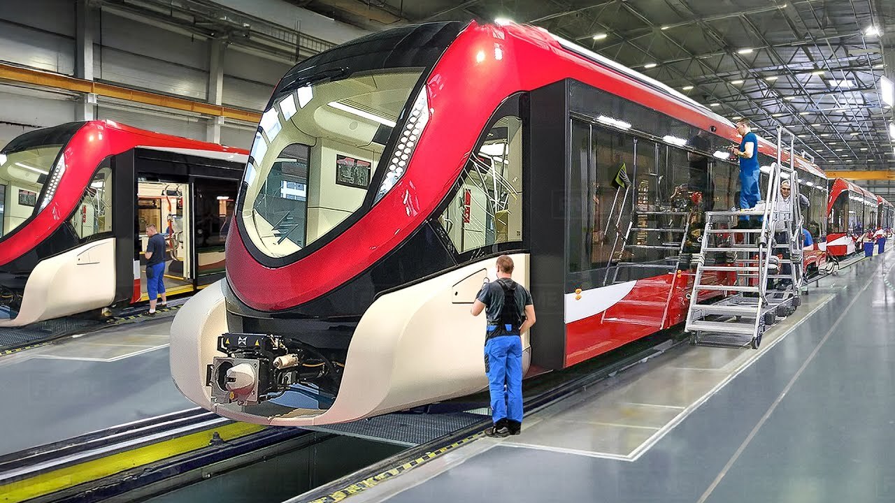Inside Massive German Factory Building Modern Trains From Scratch