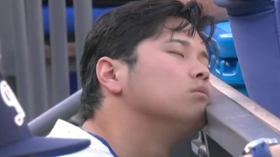 Cameras Caught Shohei Ohtani Appearing to Fall Asleep During Dodgers ...
