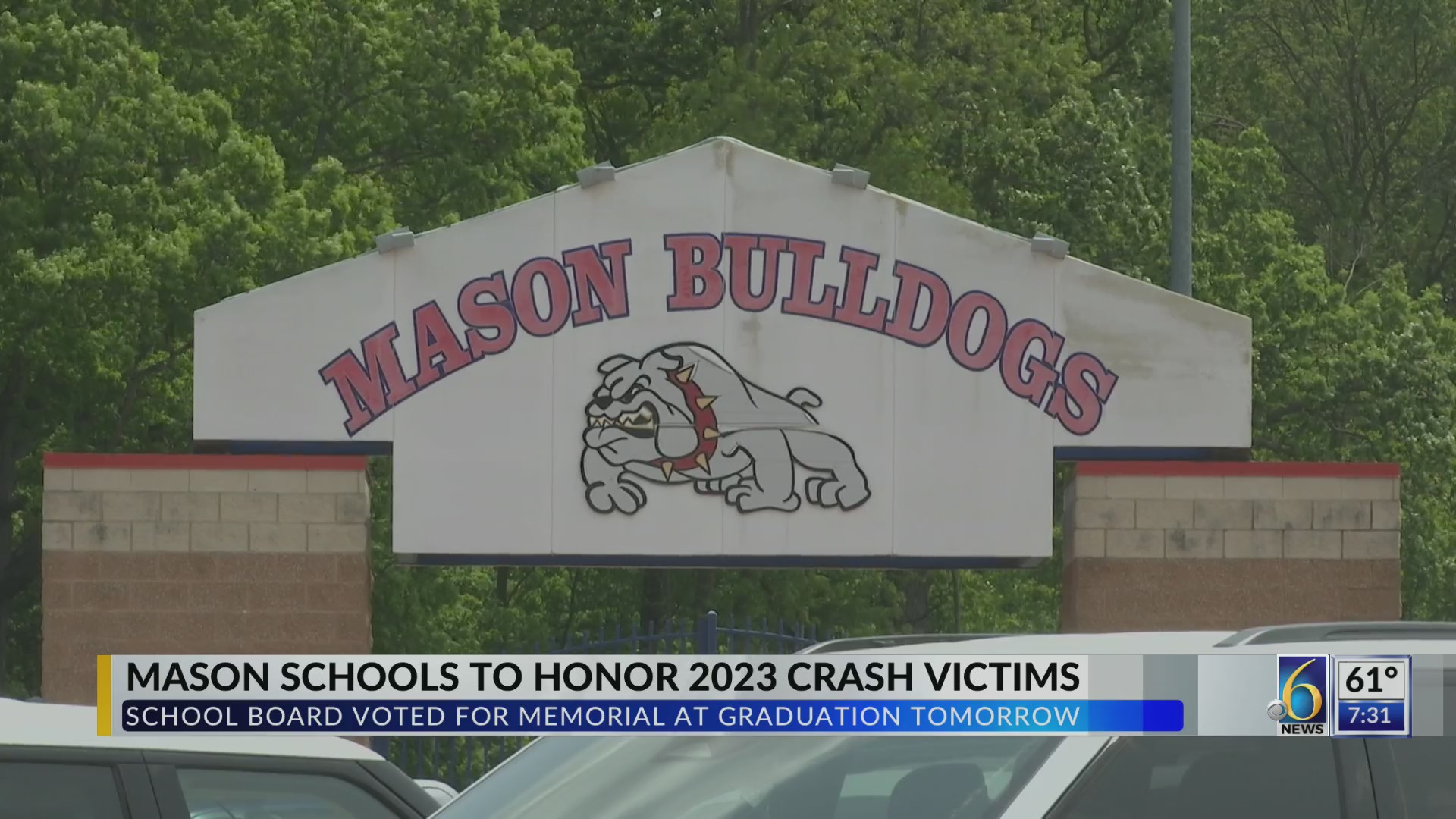 Mason schools to honor 2023 crash victims