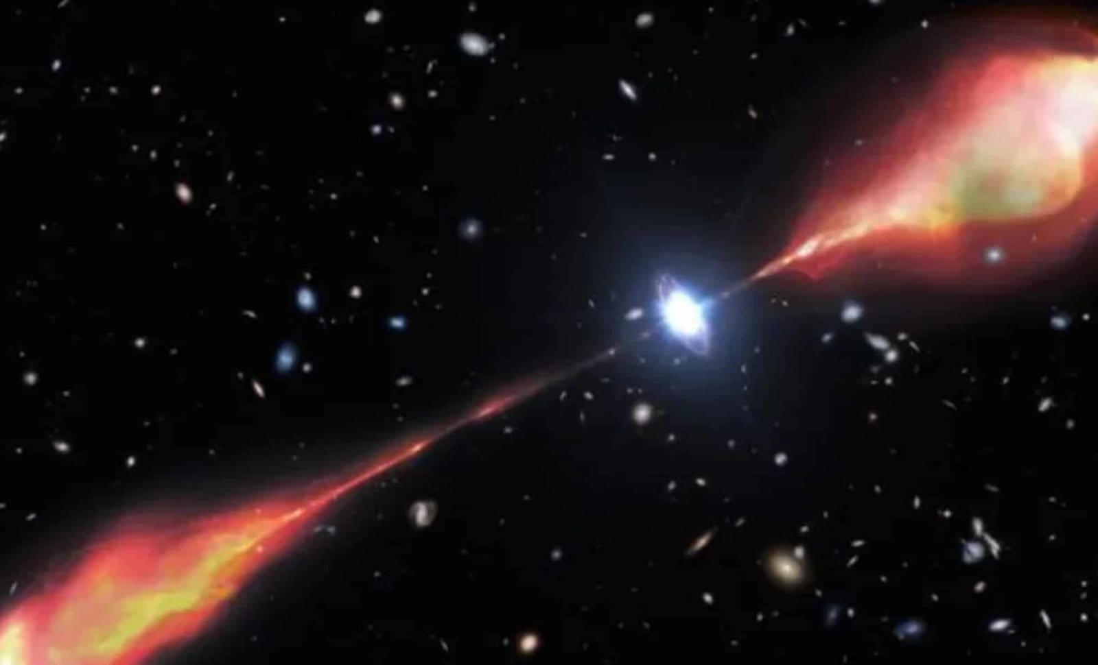 The Largest Black Hole Jet Ever Found Is 3 Times the Size of the Milky Way