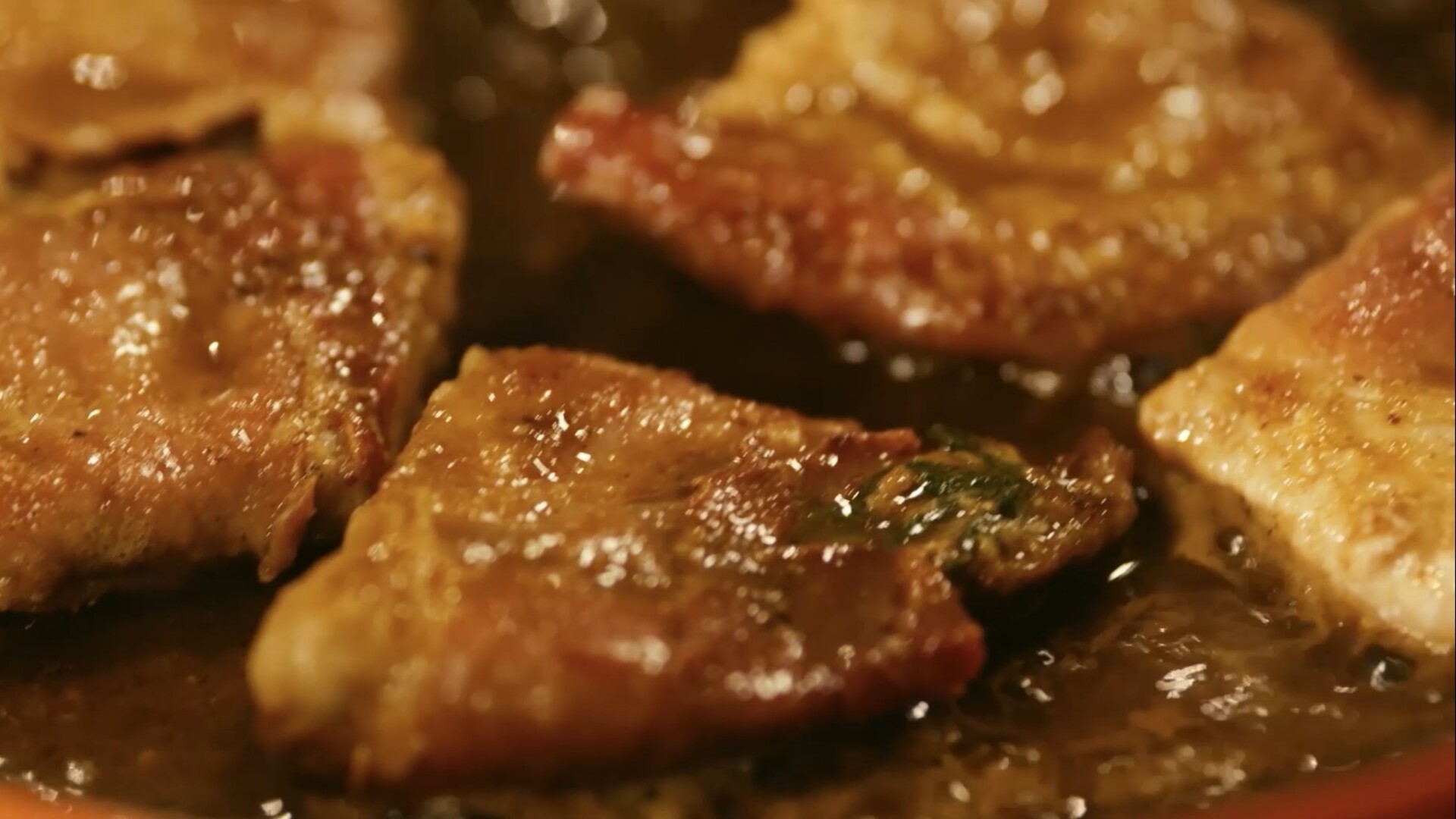 Scallopini à la sauce masala et au beurre