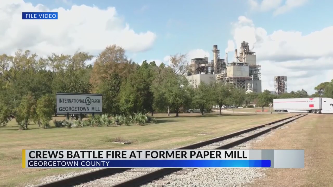 Coal silo catches fire at International Paper site, officials confirm