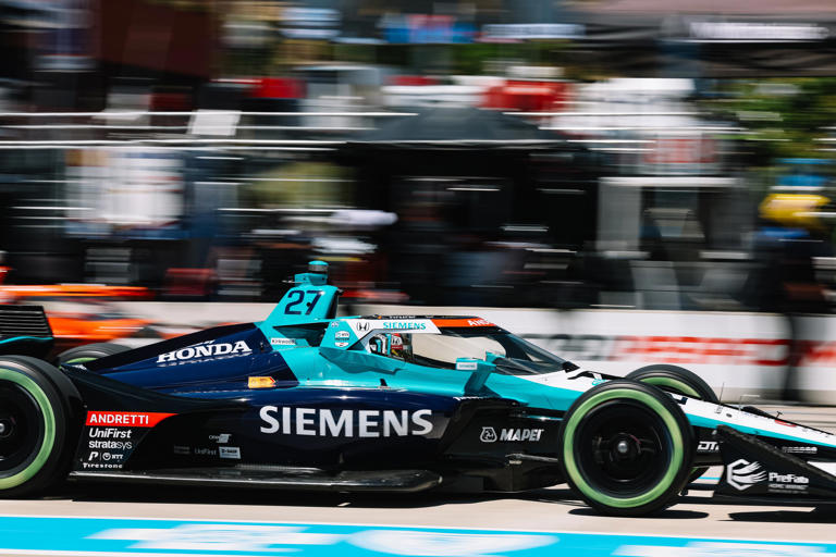 IndyCar complete results: Kyle Kirkwood wins Detroit Grand Prix after Indy 500 winner Alex Palou ...