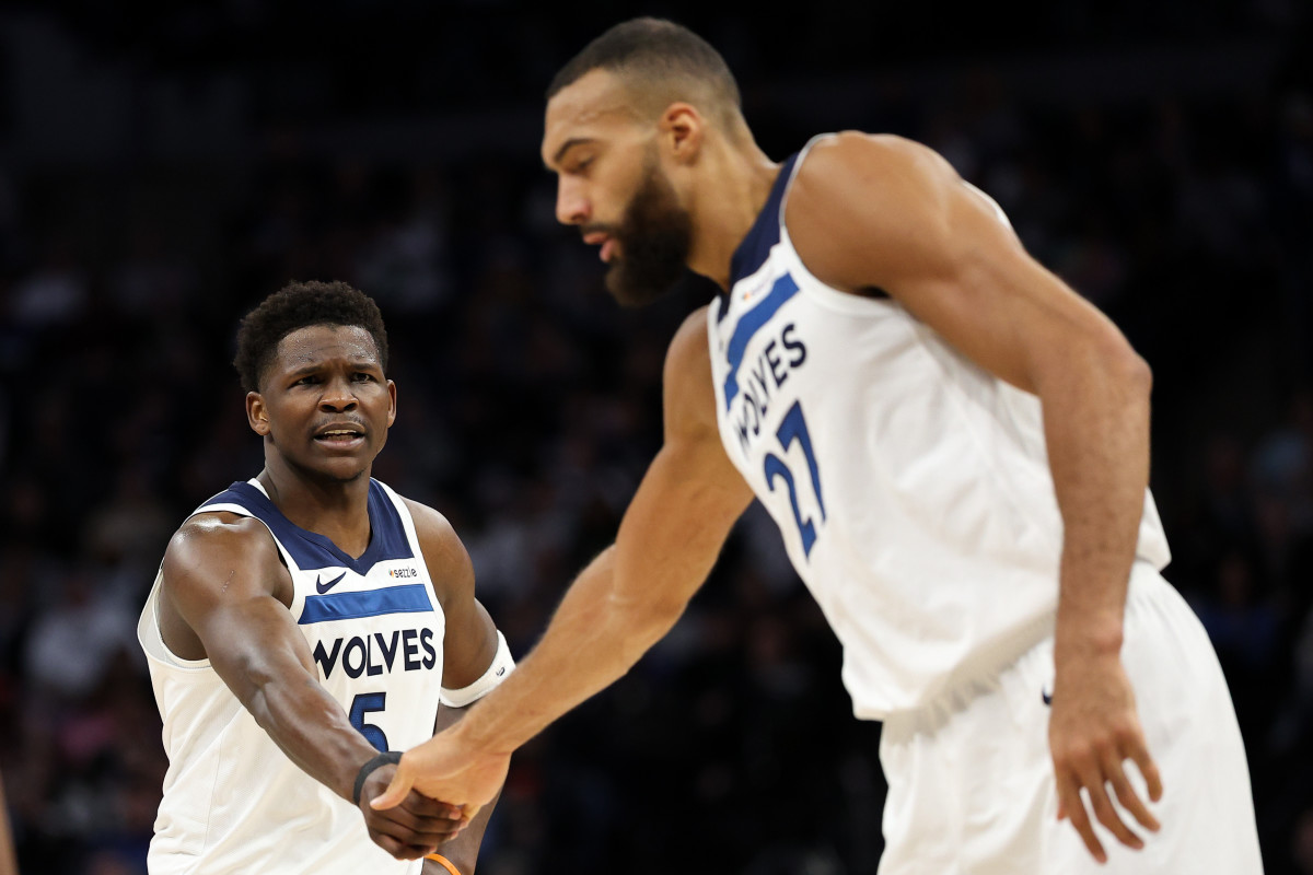 Anthony Edwards addresses Rudy Gobert's ejection after Timberwolves loss