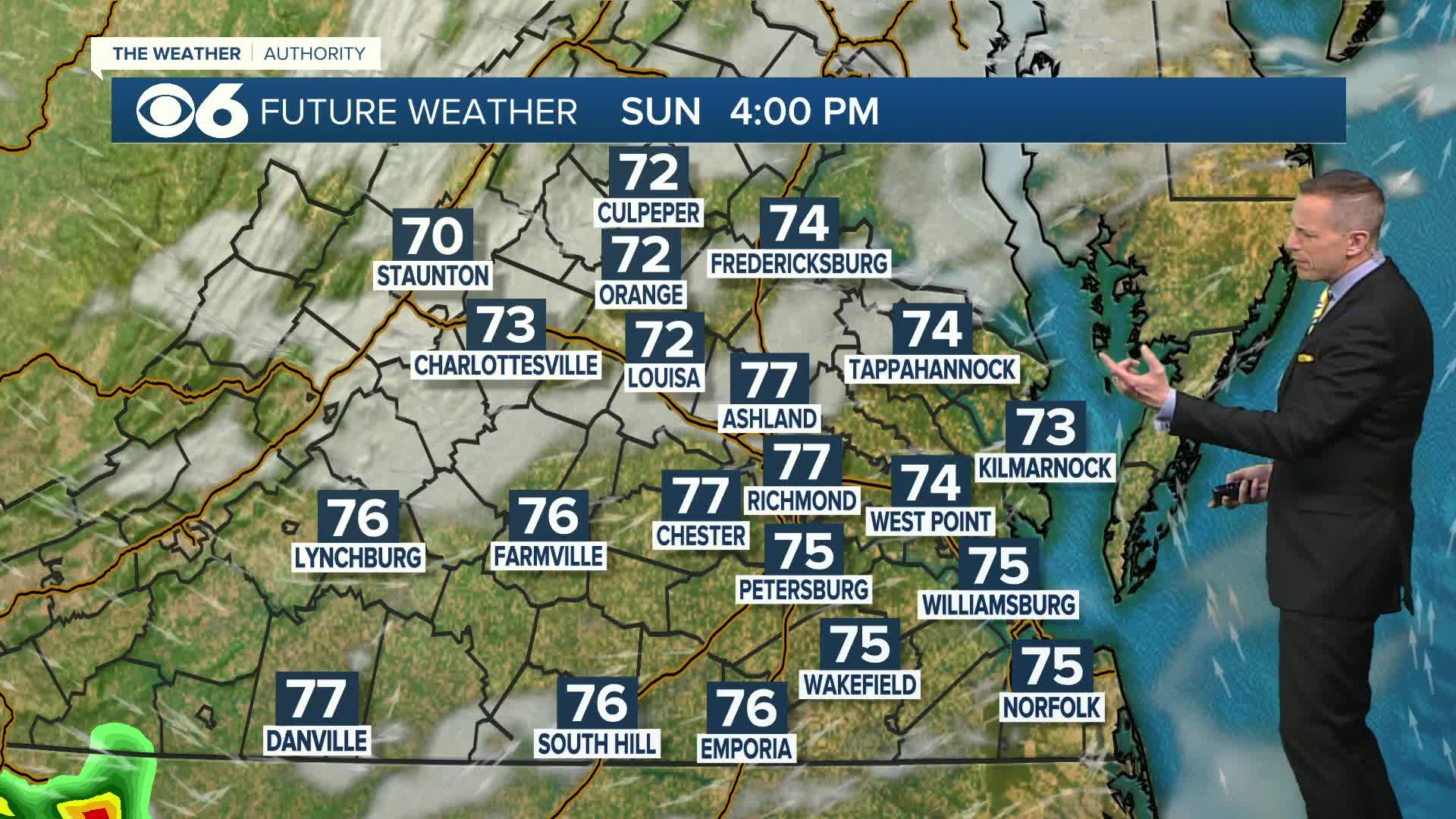 Warming up this week