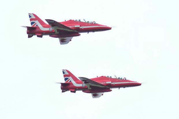 Times and locations as Red Arrows to soar overhead twice in two days