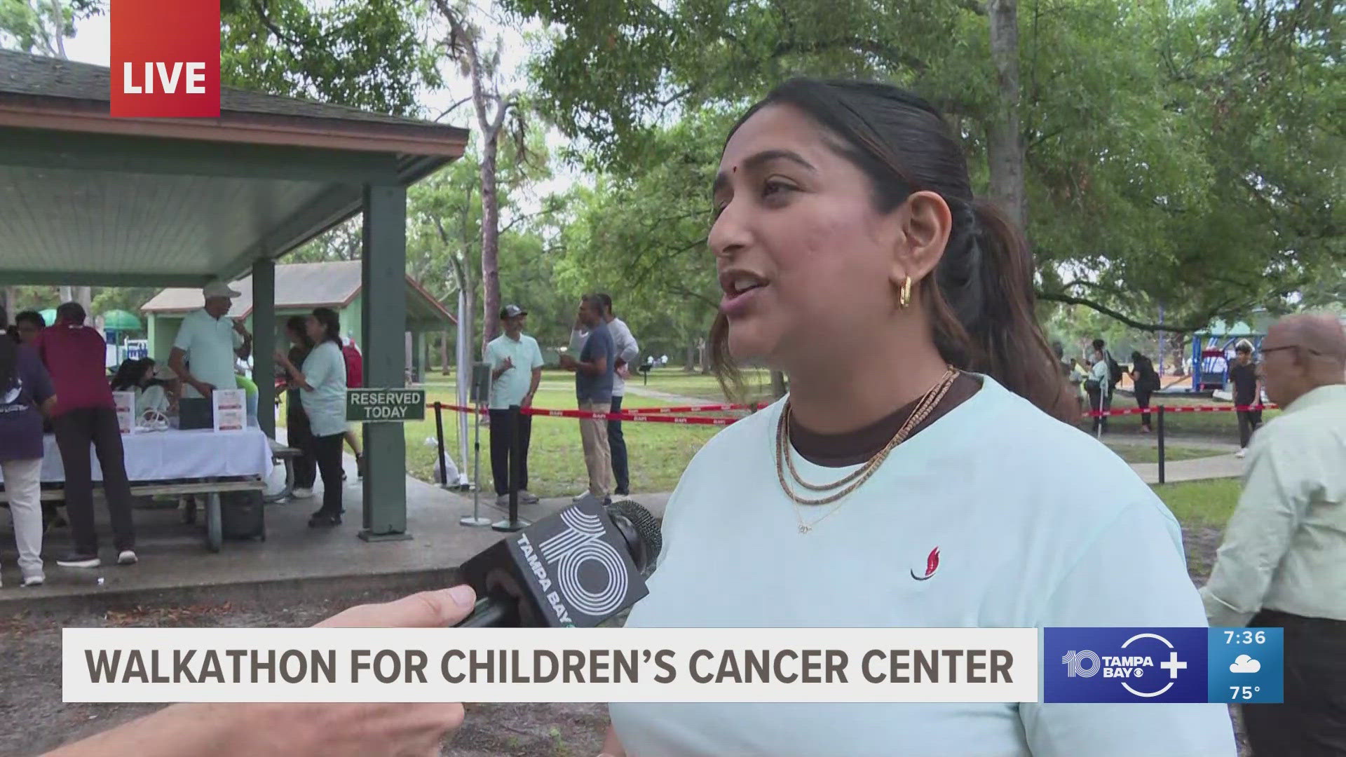Thousands gathering for walkathon supporting children's cancer center ...