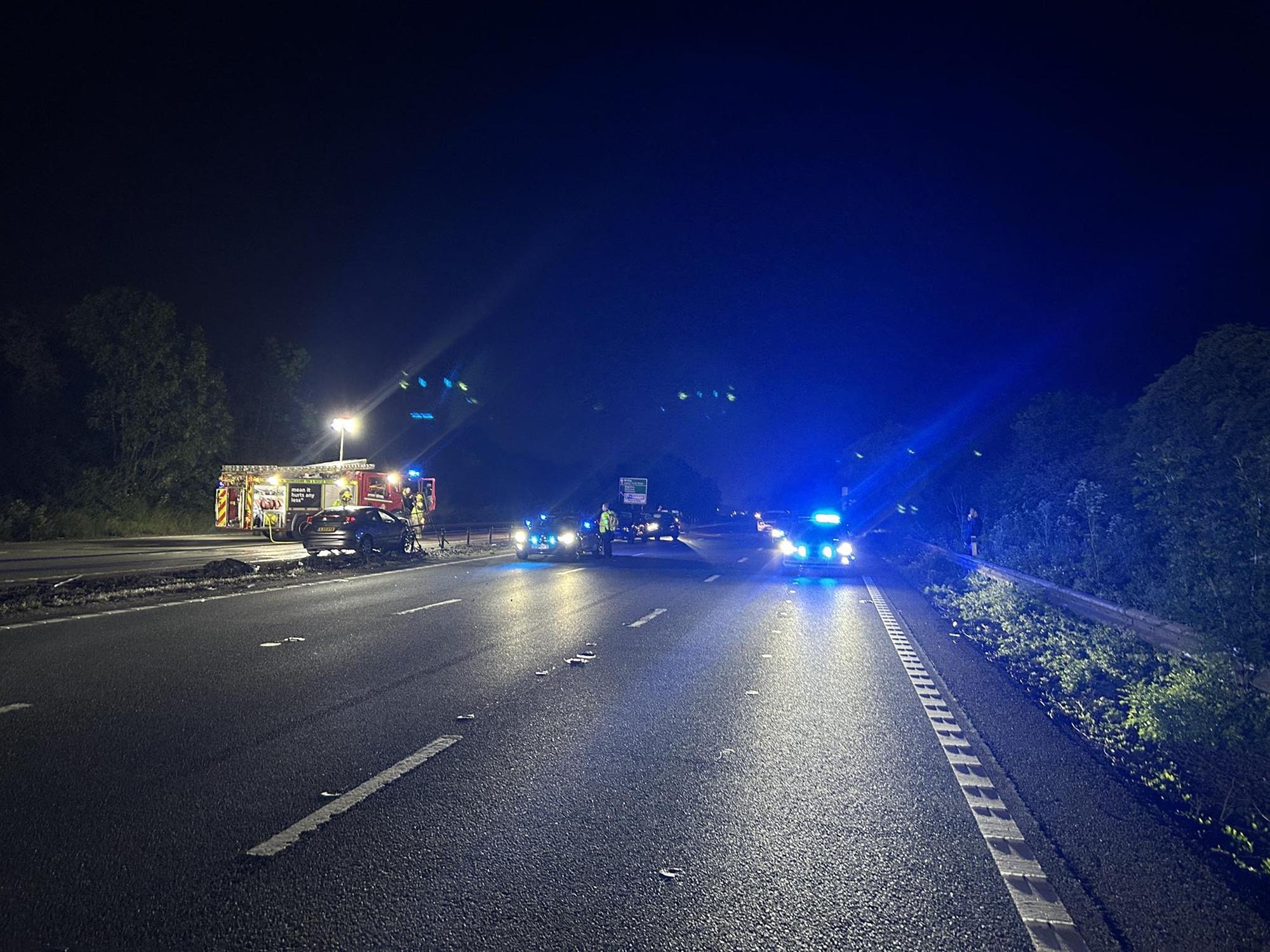 Warwickshire Police deal with multiple collisions at junction near Leamington