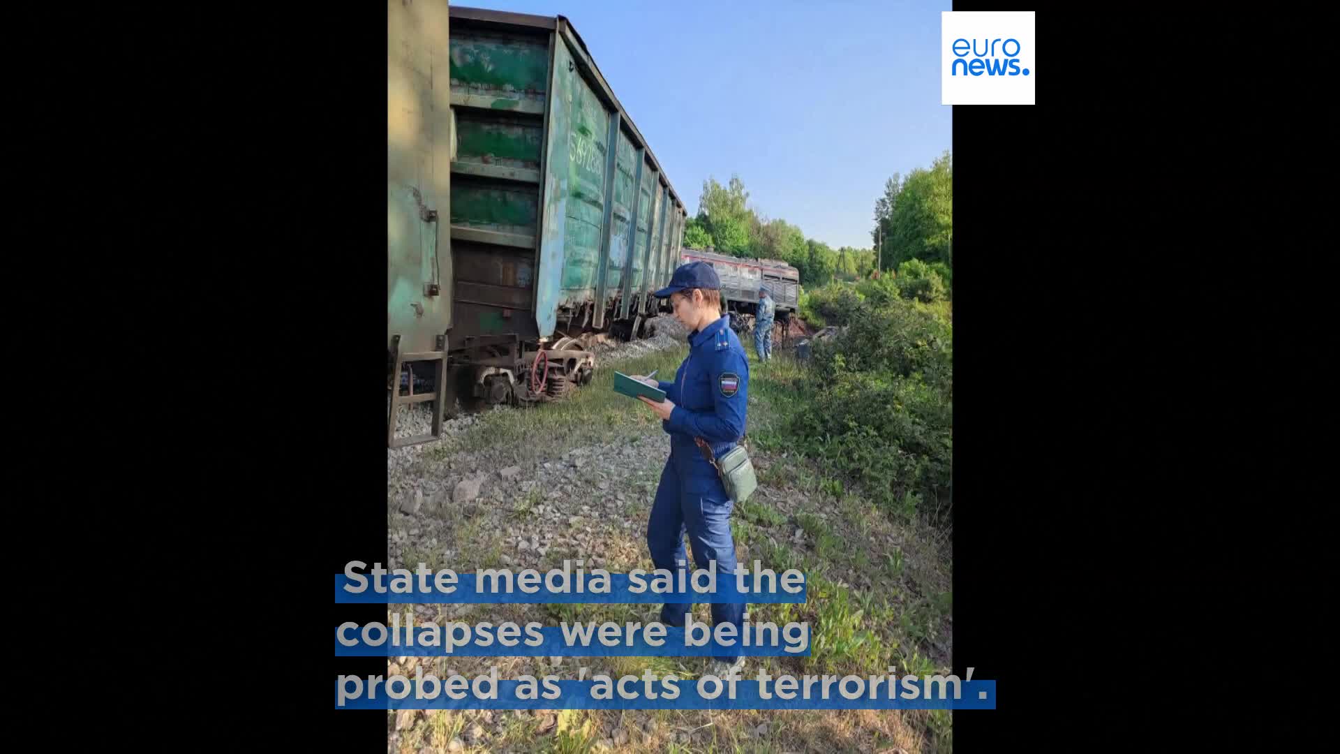 Passenger and freight train crash in western Russia, several dead