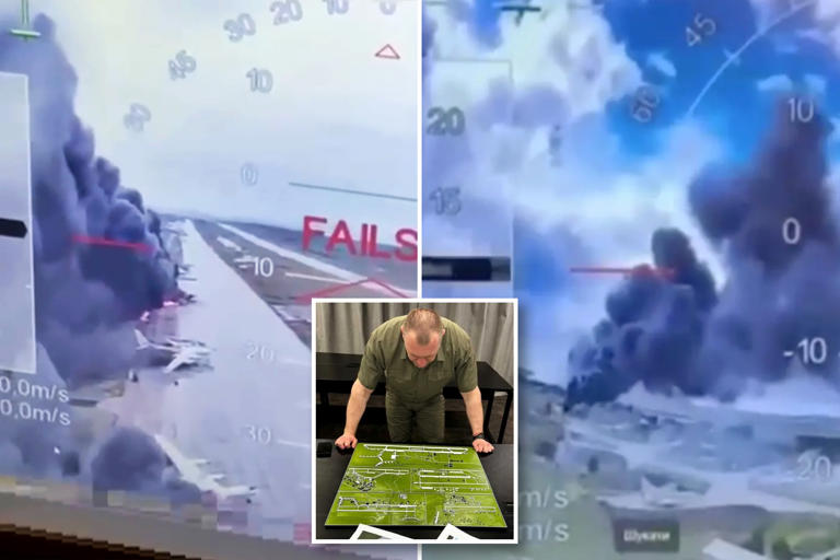 Ukraine wipes out dozens of Russian nuclear bombers in massive surprise ...