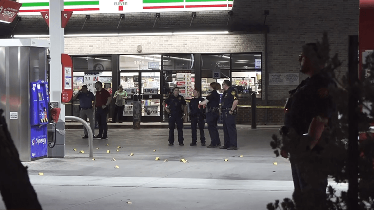 Shooting Outside Gas Station Leaves One Dead One Wounded Two Suspects