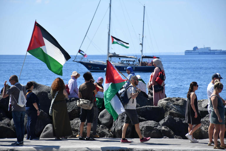 'Freedom Flotilla' sets sail for Gaza with Greta Thunberg on board