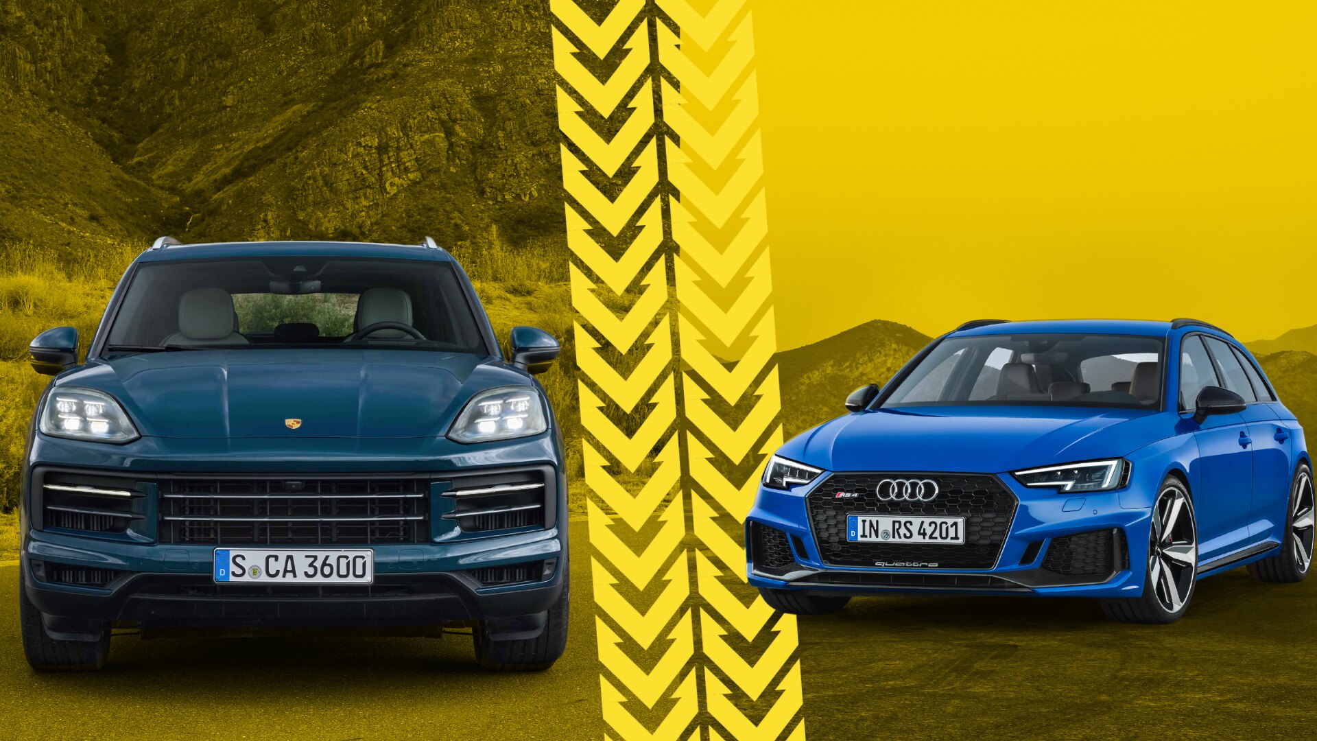 Porsche Cayenne gegen Audi RS4 Avant, Luxus-SUV trifft auf sportlichen ...