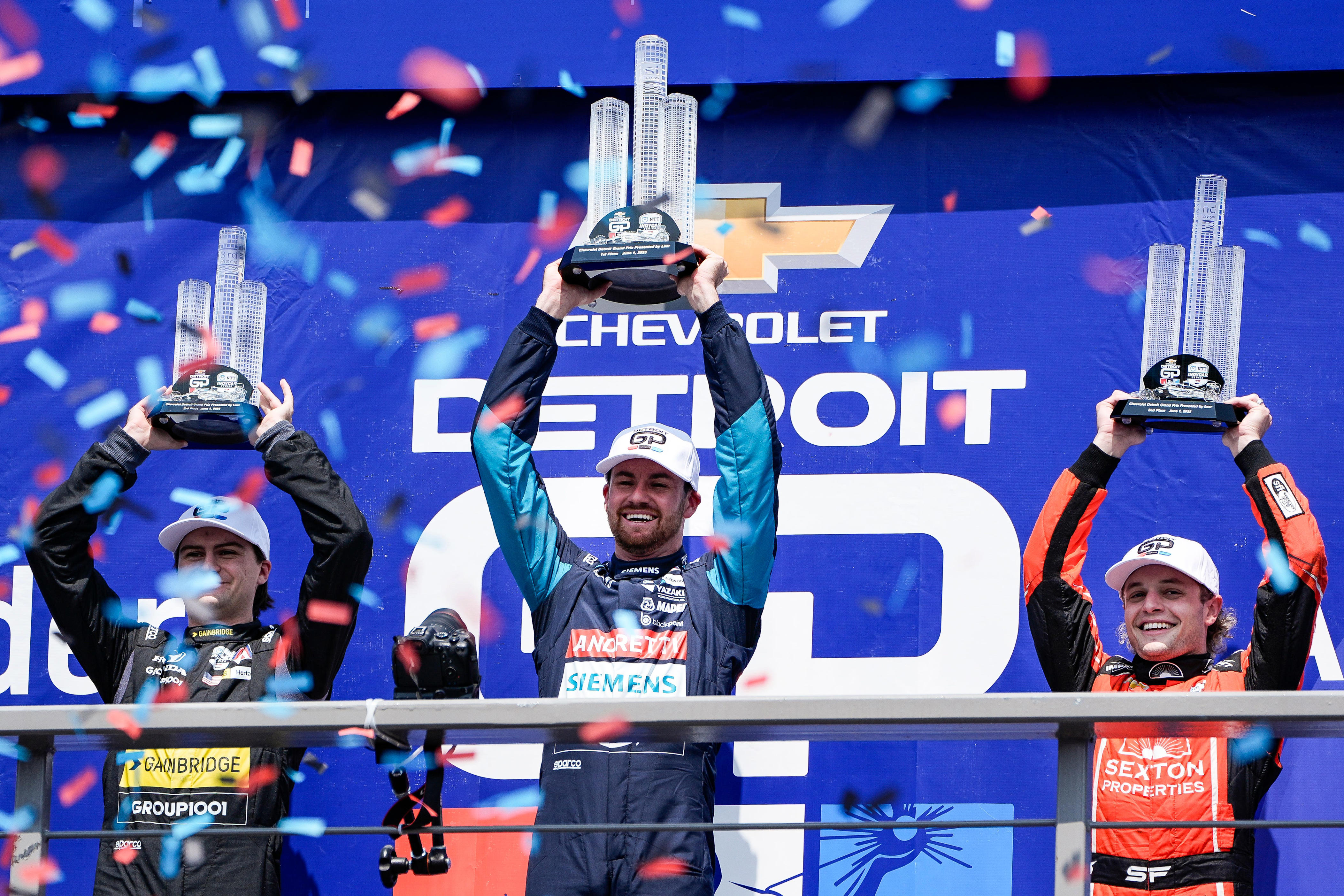 Kyle Kirkwood wins Detroit Grand Prix, takes second IndyCar race of 2025