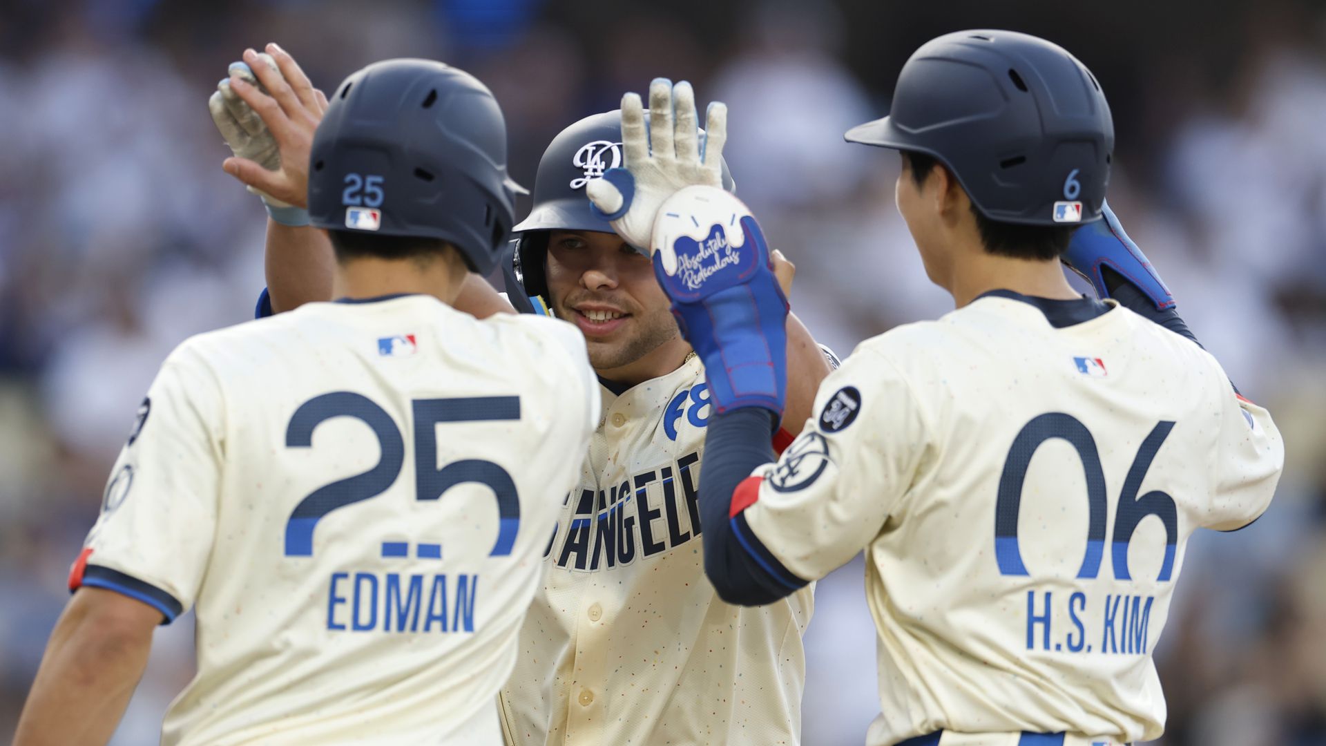 Edman, Kim combine for Dodgers rarity with 4 hits apiece